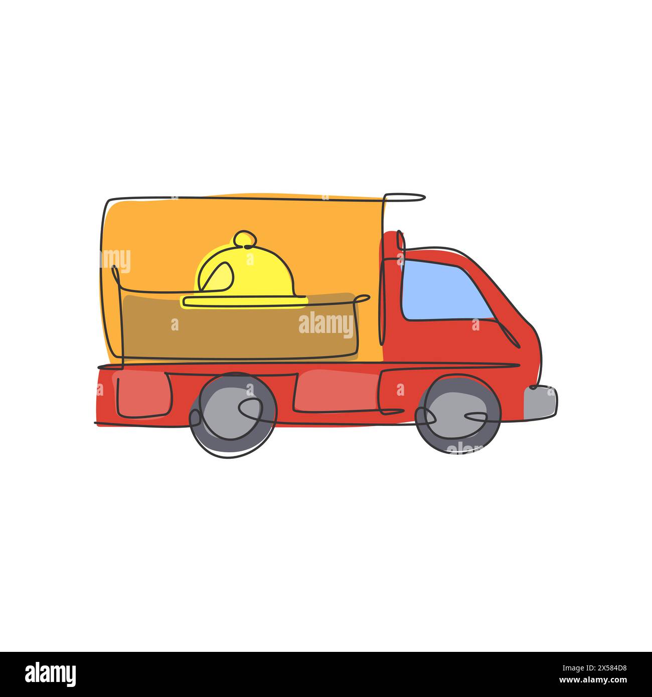 Order fast food emblem Stock Vector Images - Alamy