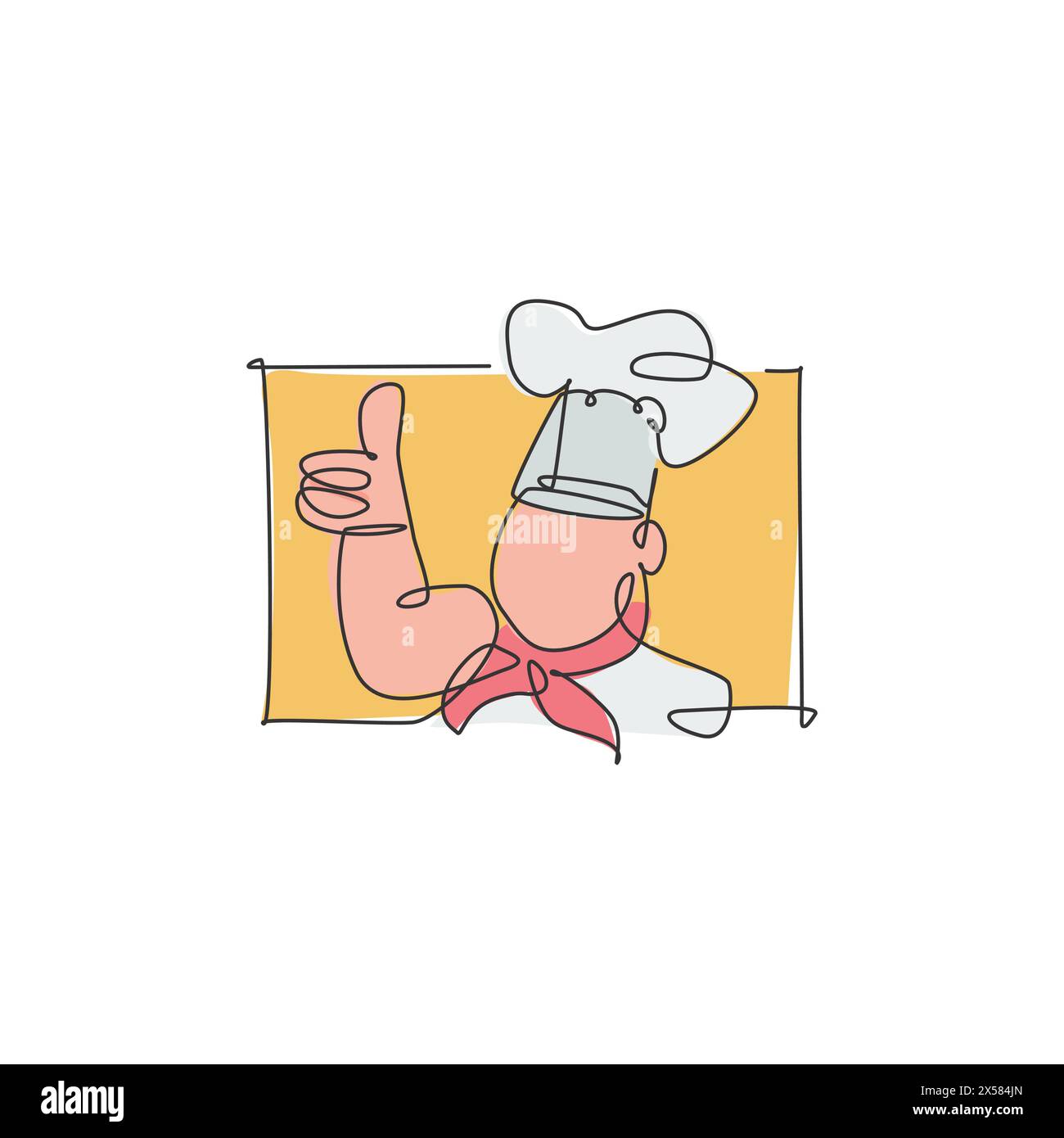 Hand gesture stylized line Stock Vector Images - Alamy