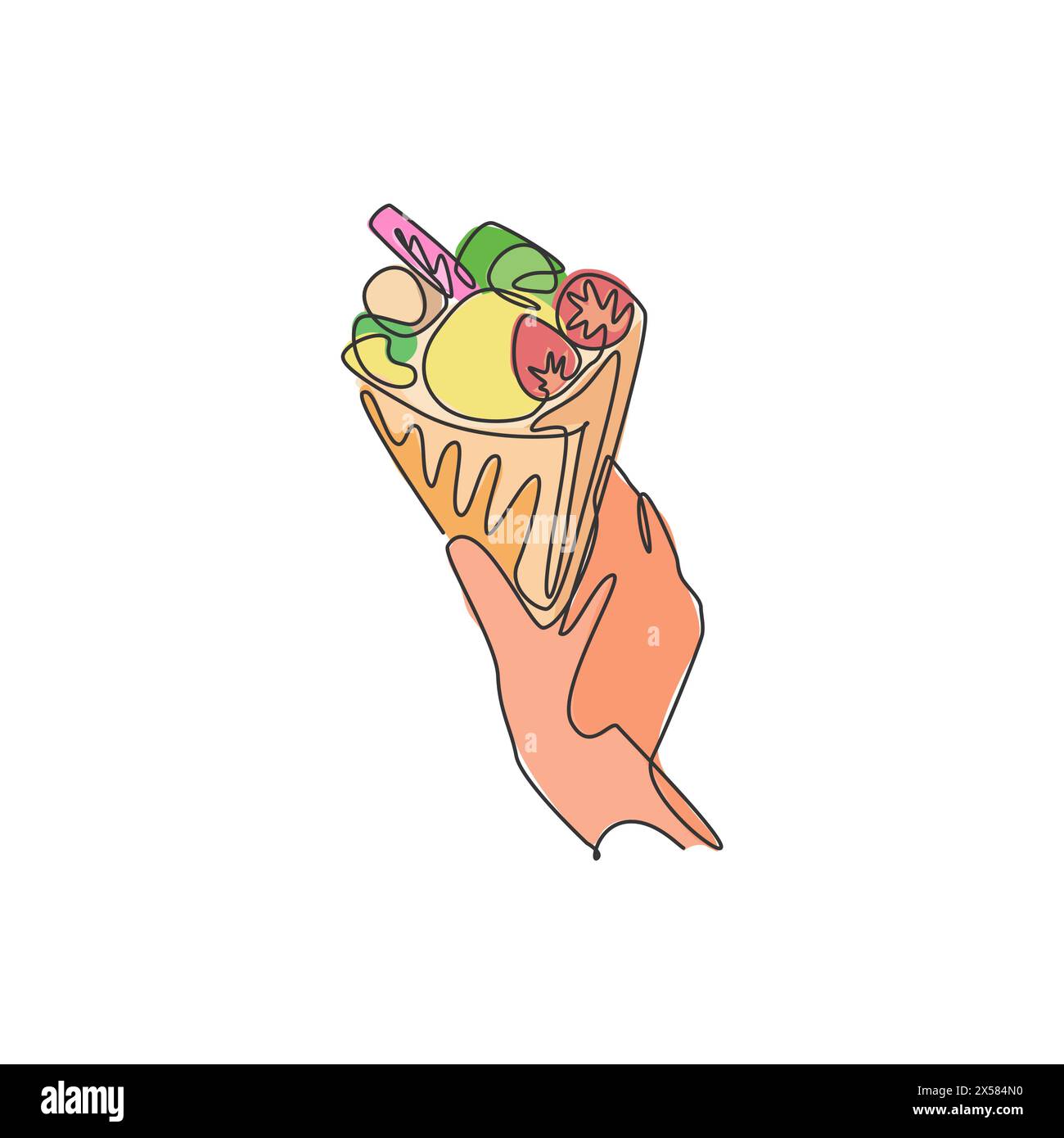 Plate delicious chocolate wafer Stock Vector Images - Alamy