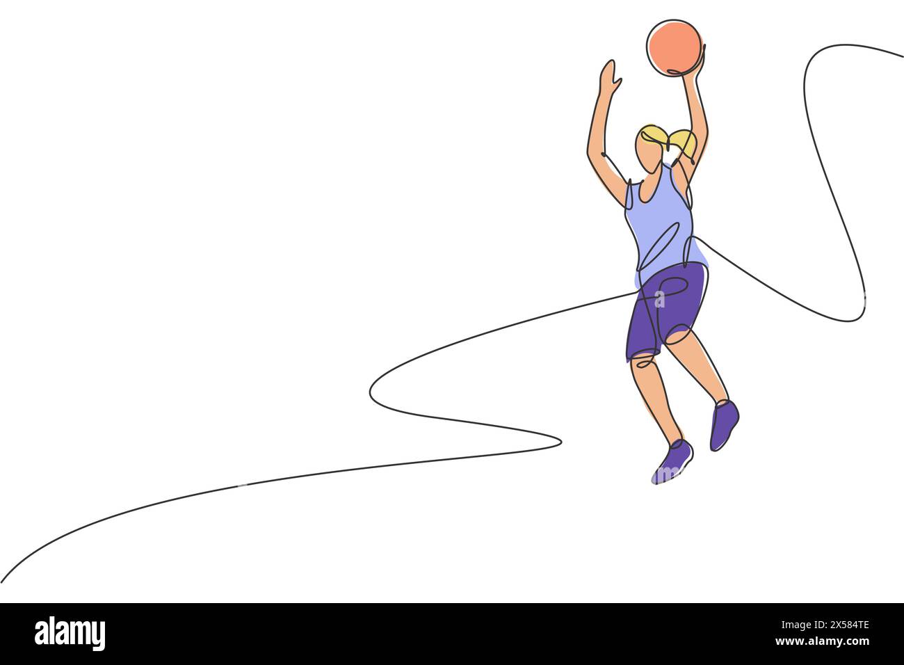 Female sports player Stock Vector Images - Alamy