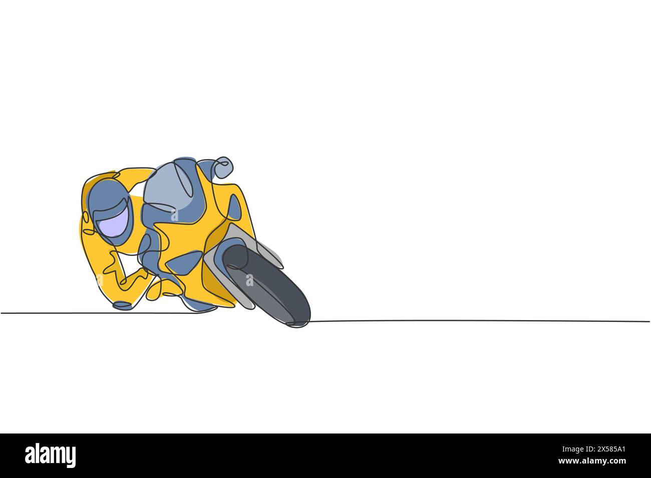 Biker drawing hi-res stock photography and images - Alamy