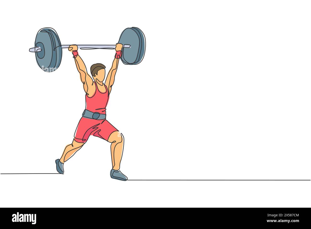 Powerlifter vector vectors hi-res stock photography and images - Alamy