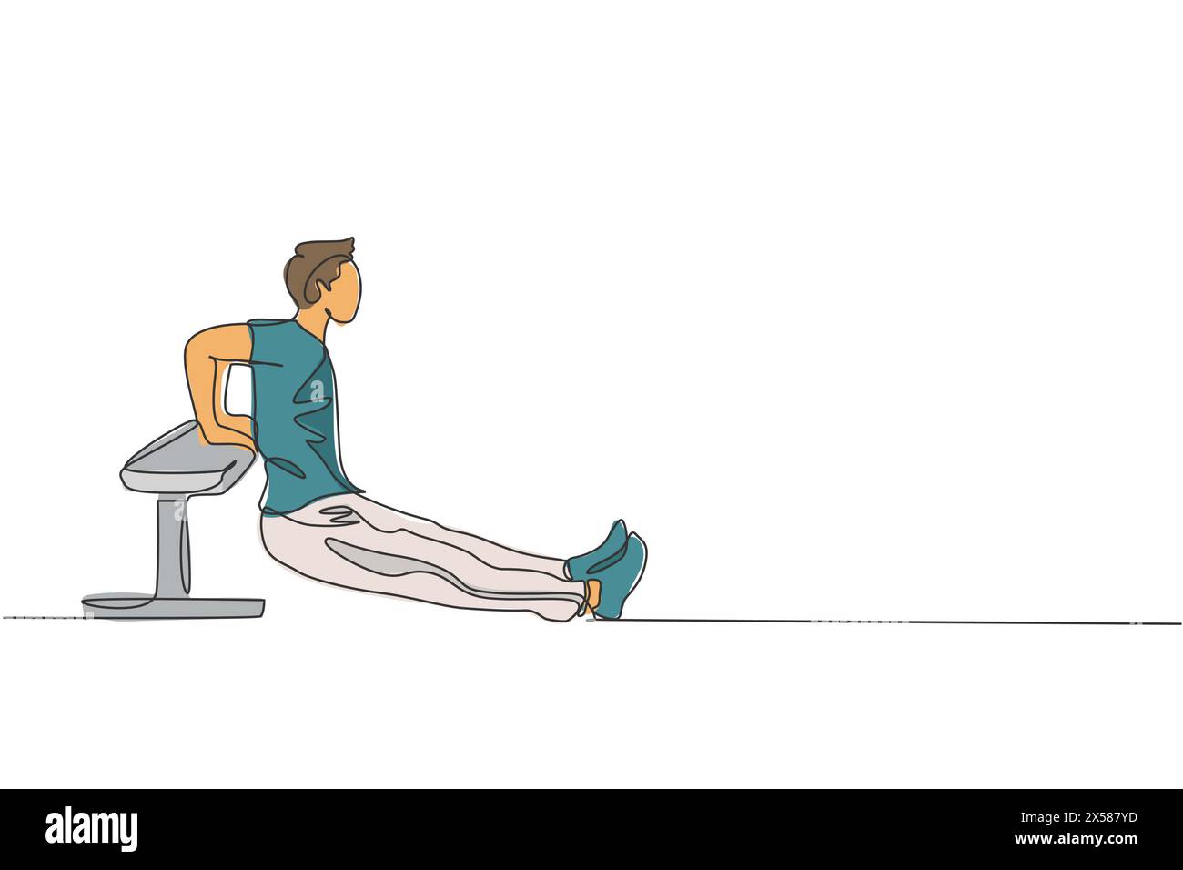 Gym work out isolated Stock Vector Images - Alamy