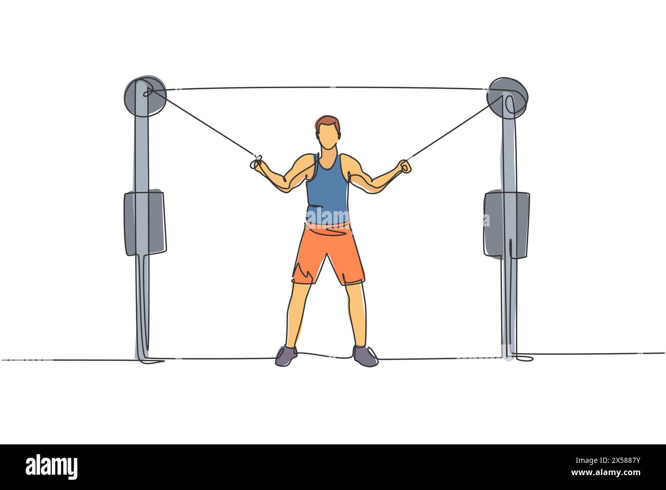 Cable training Stock Vector Images - Alamy