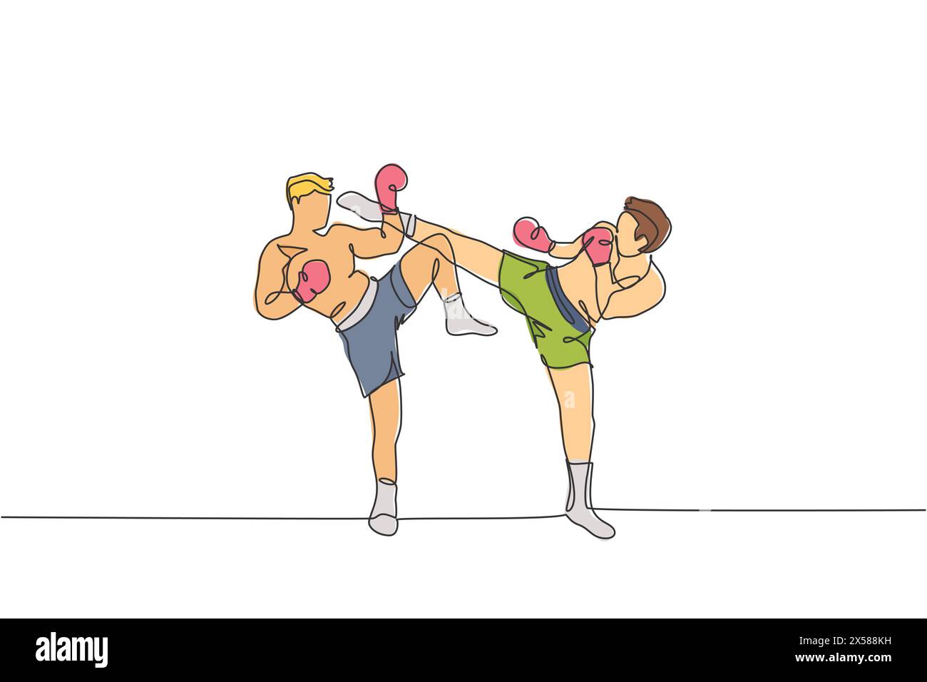 Thai opponent Stock Vector Images - Alamy