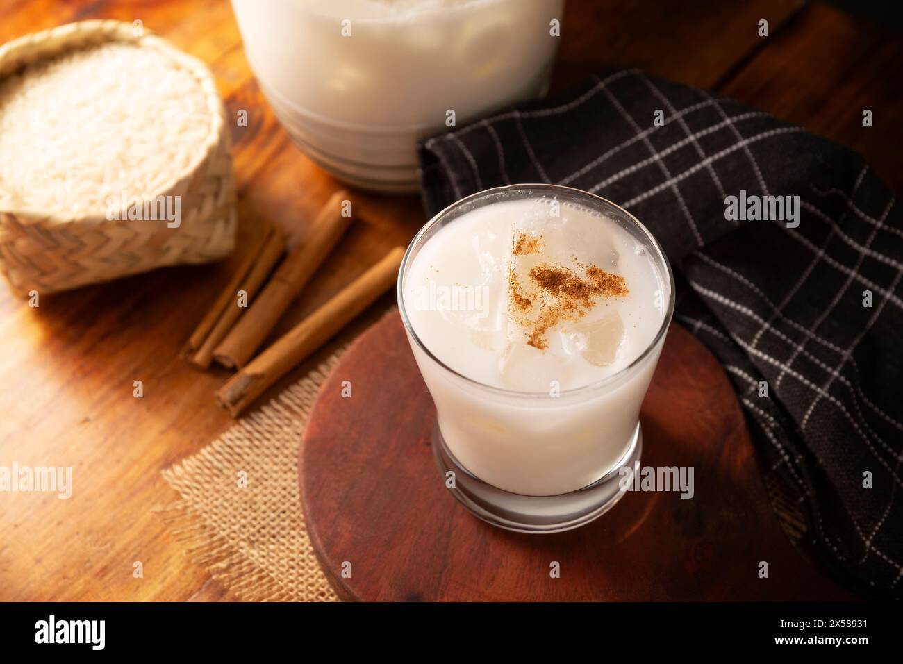 Horchata water. Also known as horchata de arroz, it is one of the ...