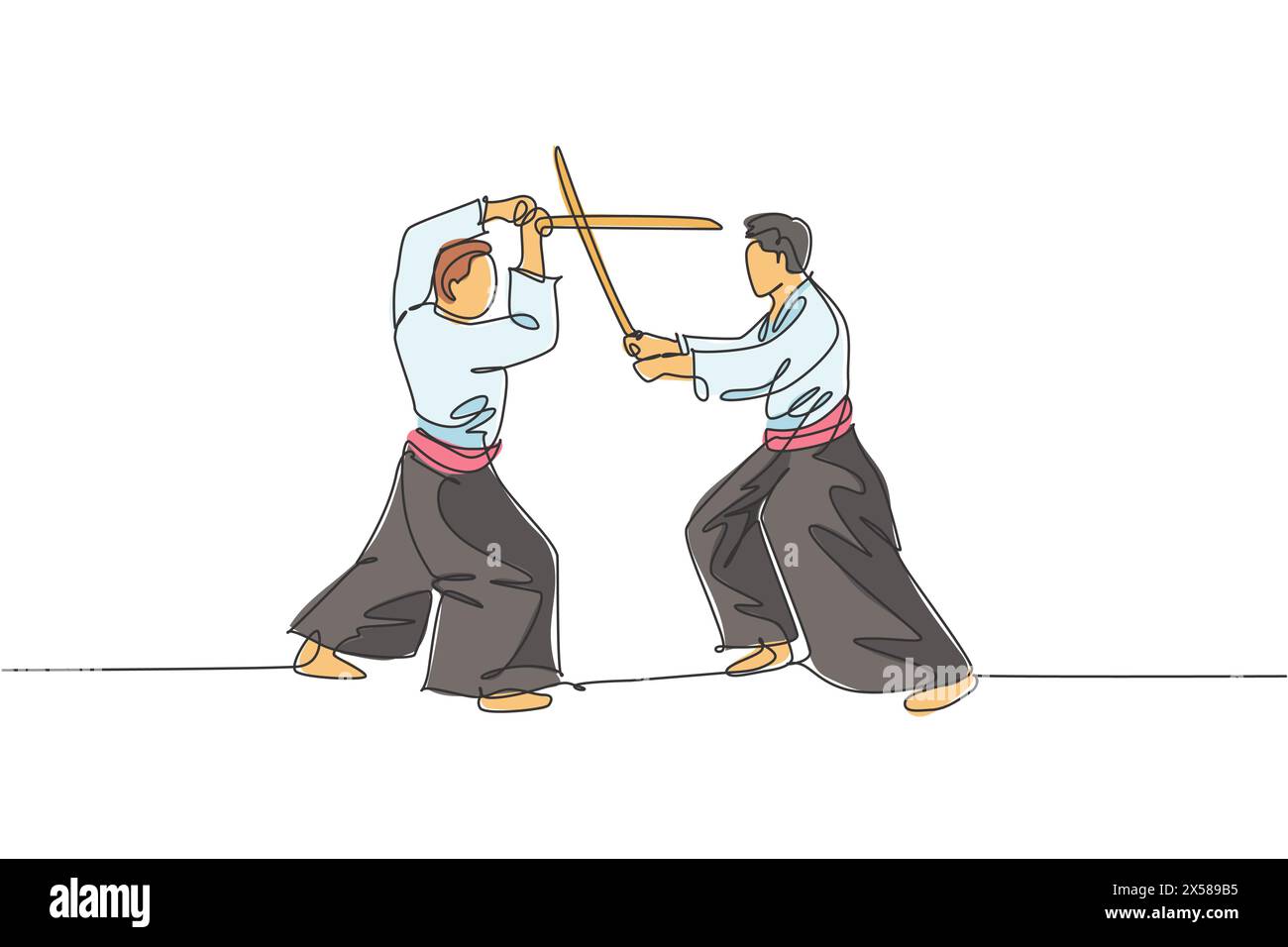 Two men wearing combat Stock Vector Images - Alamy