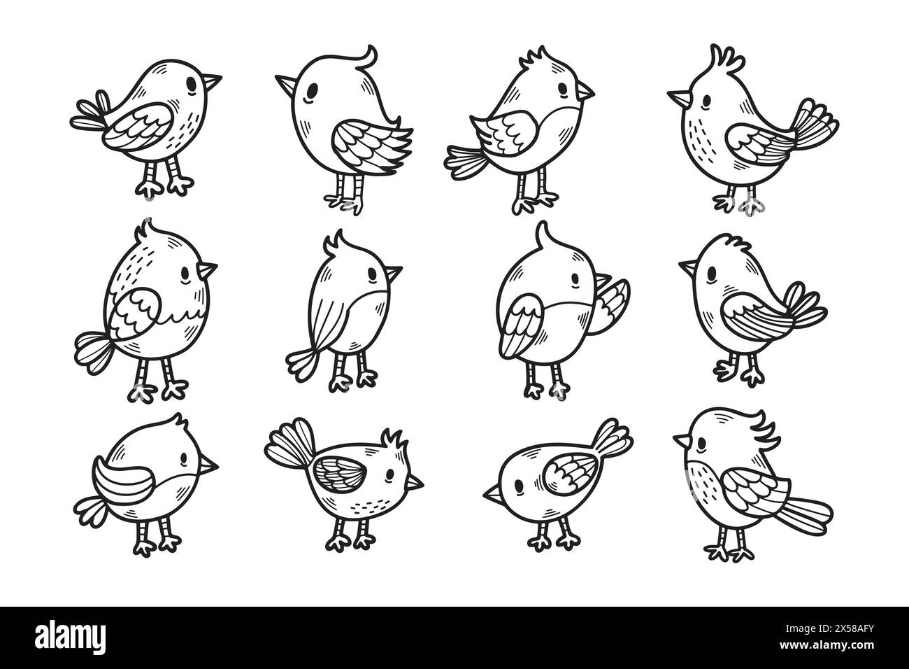 Birds spread wings Cut Out Stock Images & Pictures - Alamy