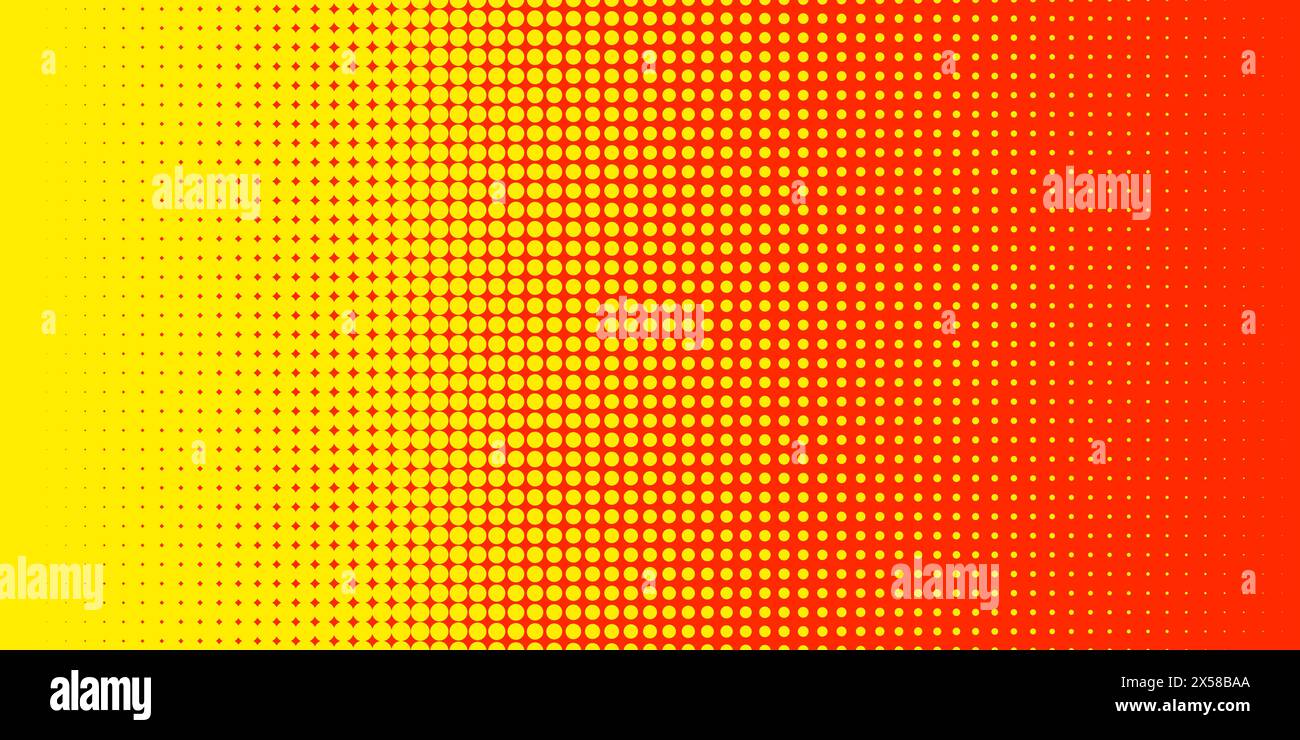orange halftone dots texture background. Vector illustration Stock ...