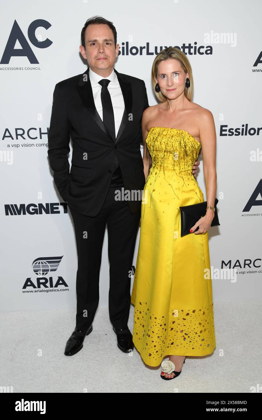 New York, USA. 07th May, 2024. Ricardo Larroudé and Marina Larroudé ...