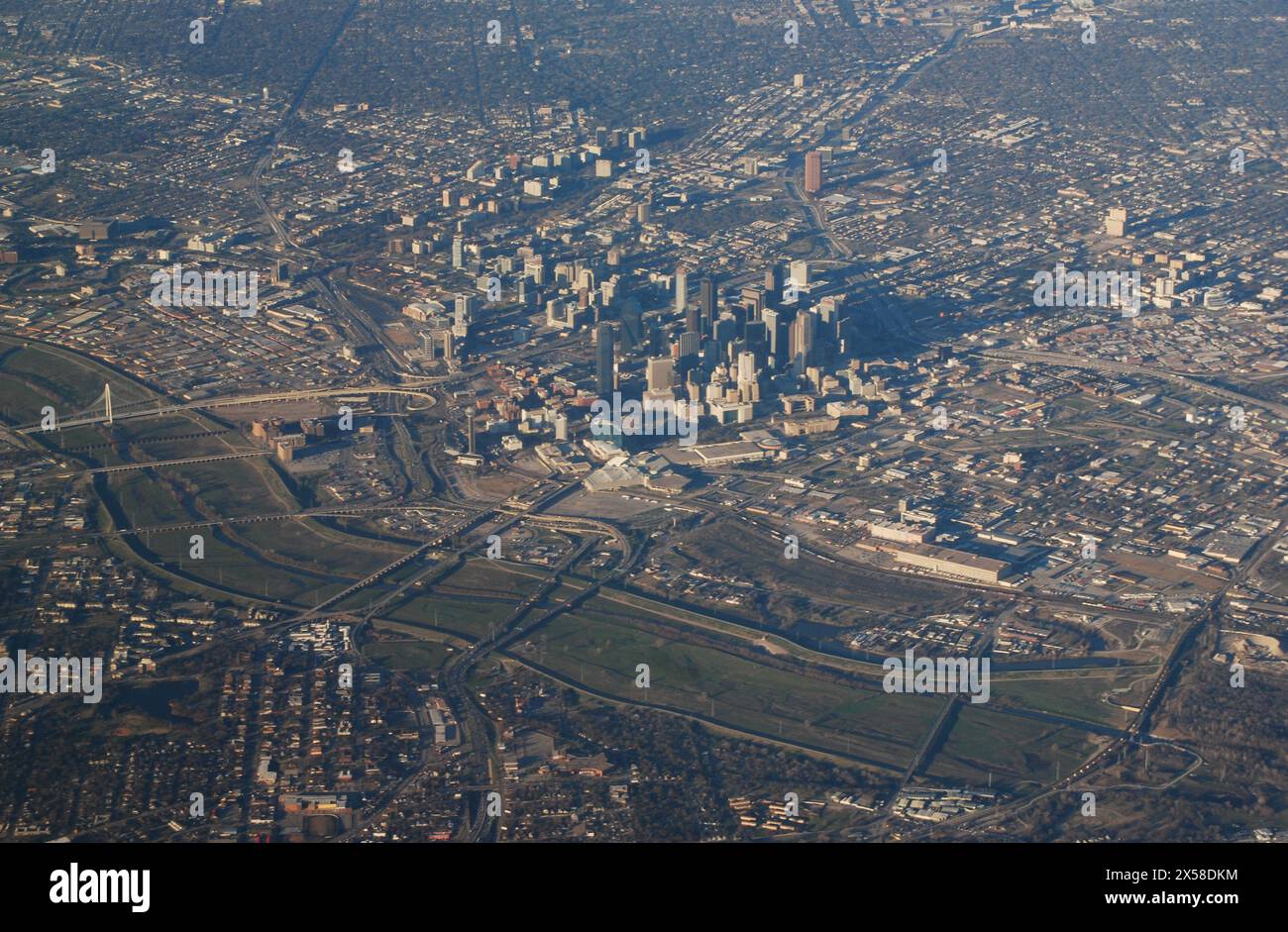 Aerial photo of Dallas, Texas Stock Photo - Alamy