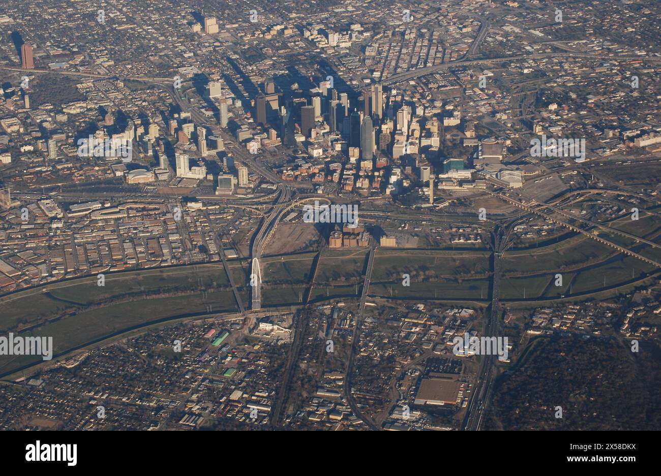 Aerial photo of Dallas, Texas Stock Photo - Alamy