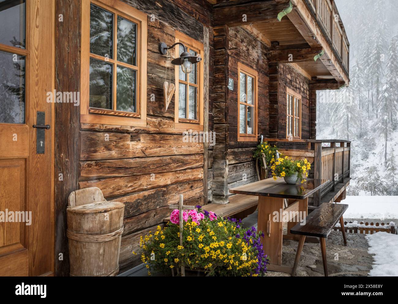 geography / travel, Austria, Tyrol, Innervillgraten, historic mountain ...