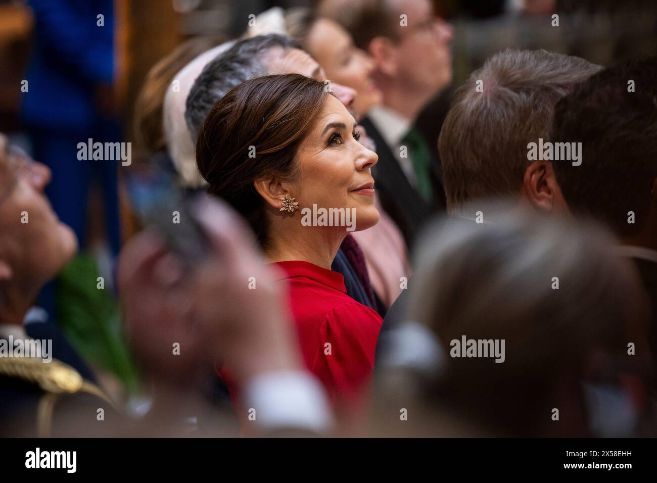 Queen Mary during a visit to Forskaren, Tuesday, May 7, 2024. Forskaren ...