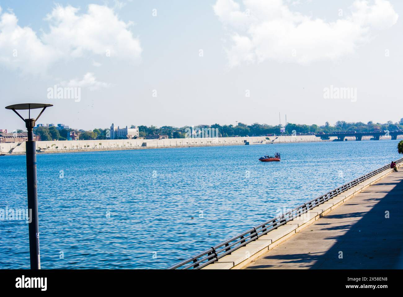 Ahmedabad river front view hi-res stock photography and images - Alamy