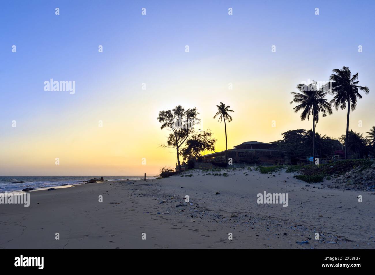 Mui Ne Beach at Sunset, Mui Ne, Vietnam Stock Photo - Alamy