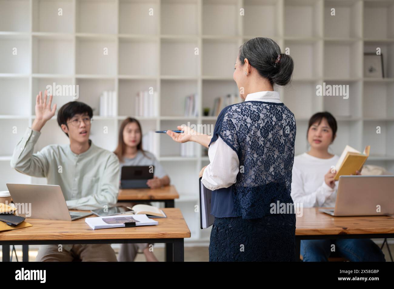 Artificial intelligence in classroom hi-res stock photography and ...