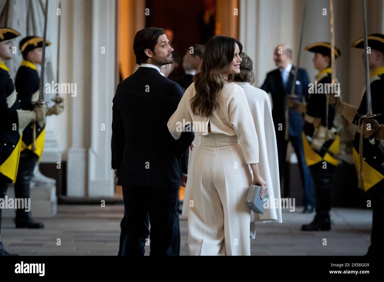 Stockholm, Sweden. 07th May, 2024. King Carl XVI Gustaf, Queen Silvia ...