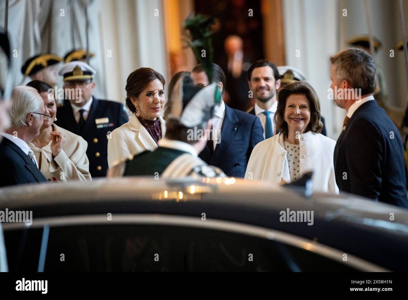 Stockholm, Sweden. 07th May, 2024. King Frederick X and Queen Mary say ...