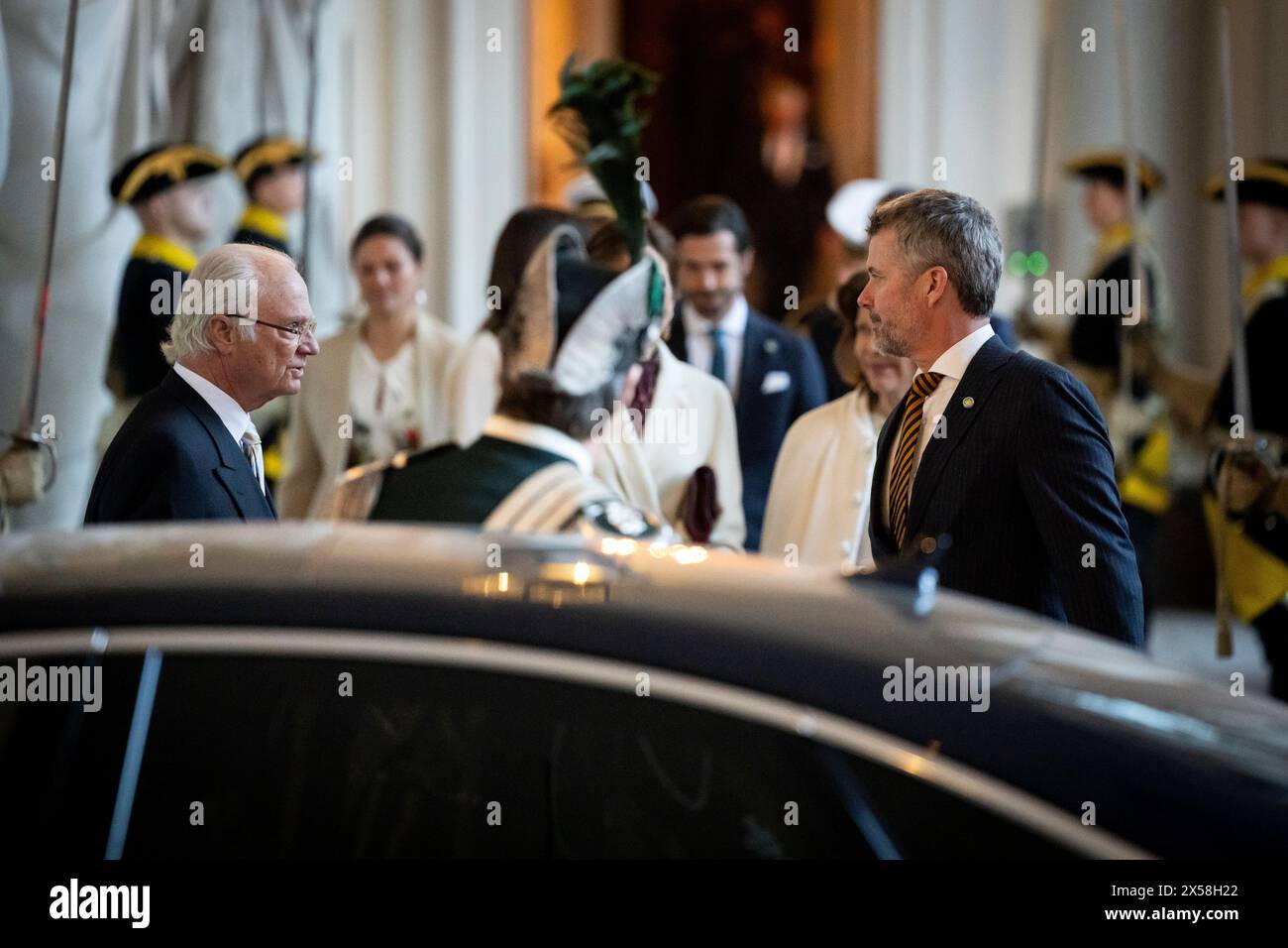 Stockholm, Sweden. 07th May, 2024. King Frederick X and Queen Mary say ...