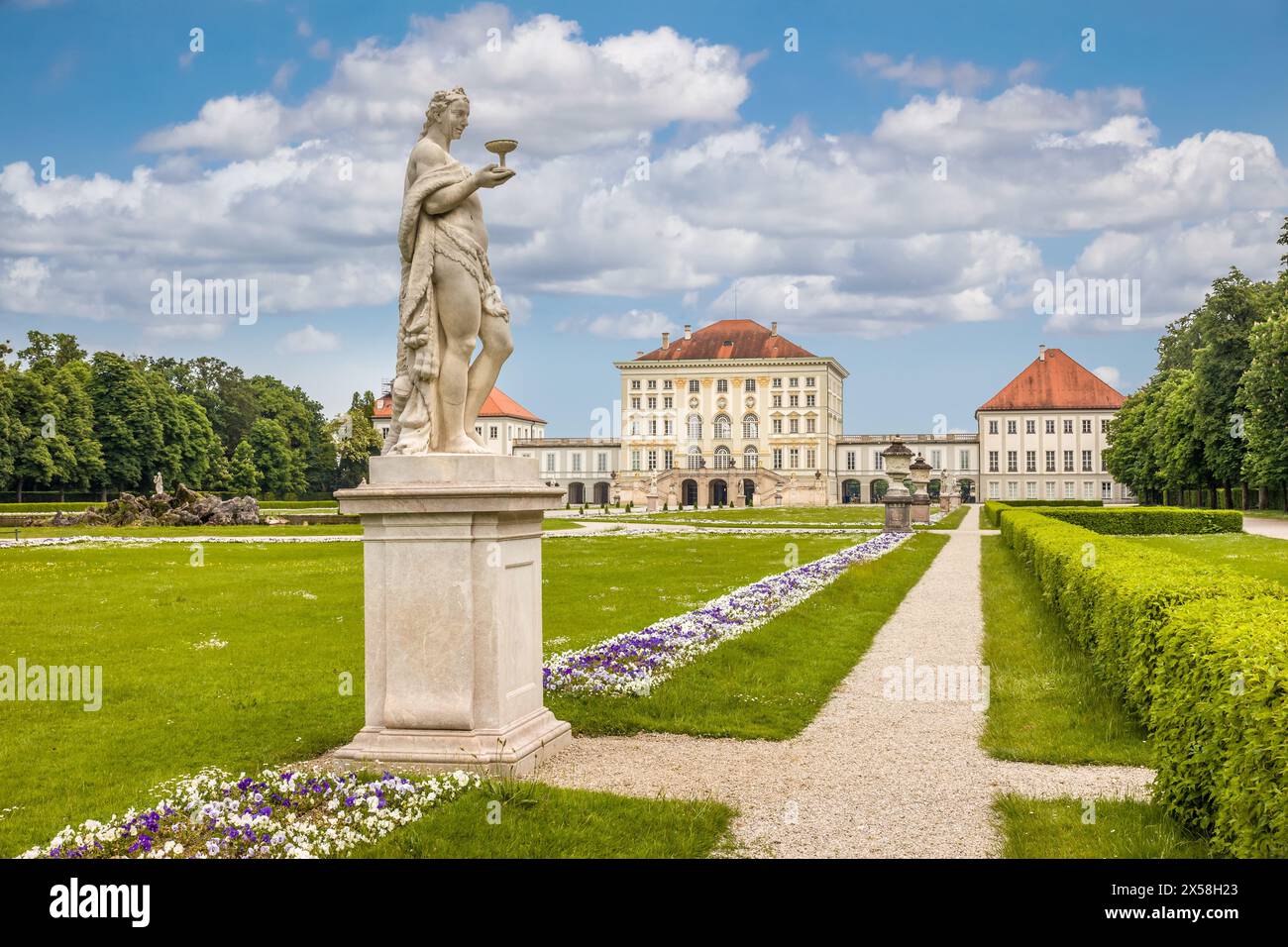 geography / travel, Germany, Bavaria, Munich, Nymphenburg Castle in ...
