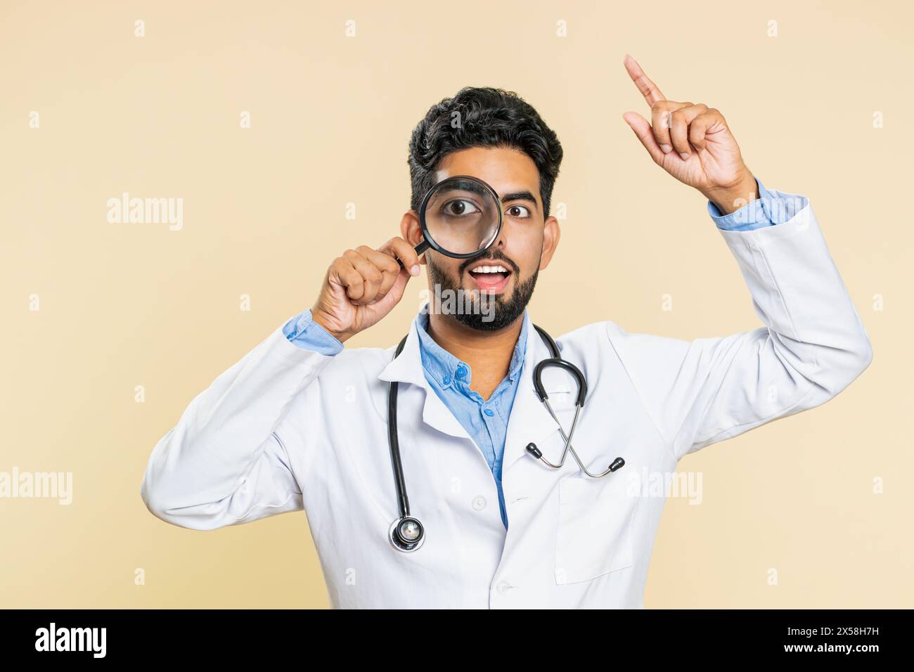 Investigator researcher scientist indian young hi-res stock photography ...