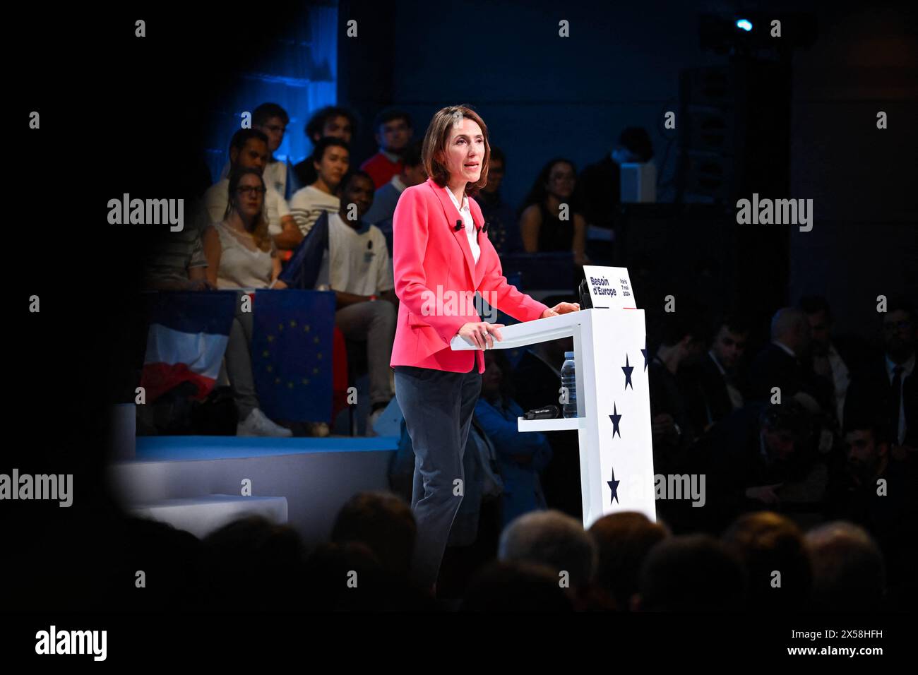 France's group Renew (Renaissance), Modem and Horizons party’s leading ...