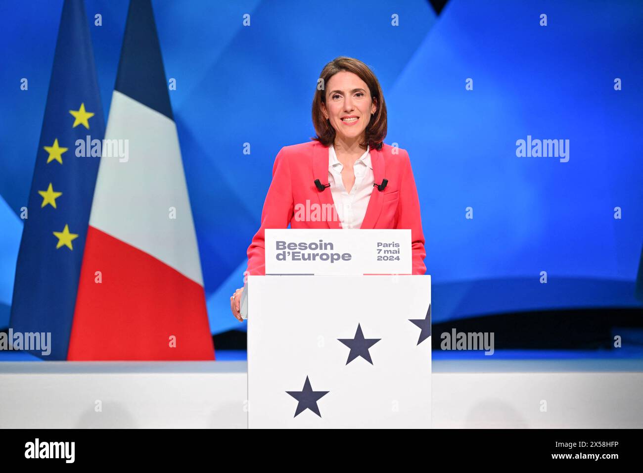 France's group Renew (Renaissance), Modem and Horizons party’s leading ...