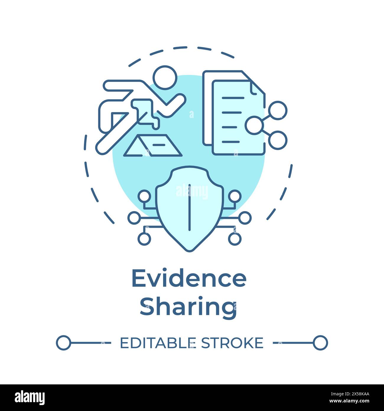 Secure evidence Stock Vector Images - Alamy