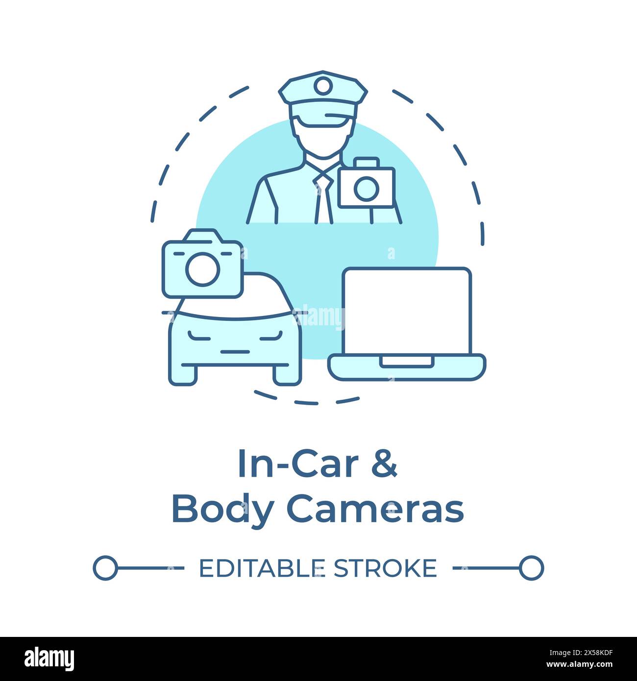 General Police Car Stock Vector Images Alamy