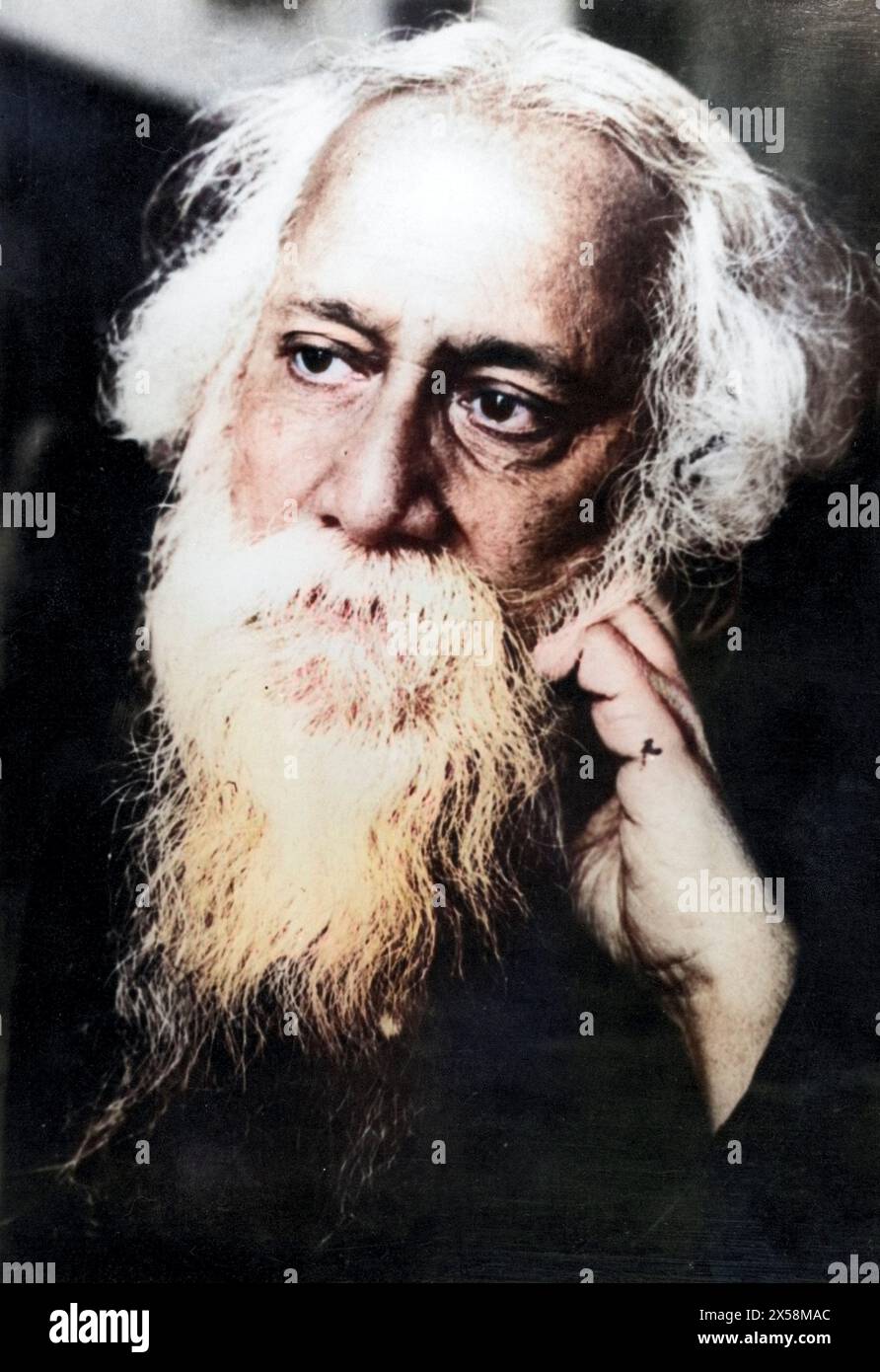 Rabindranath tagore hi-res stock photography and images - Alamy