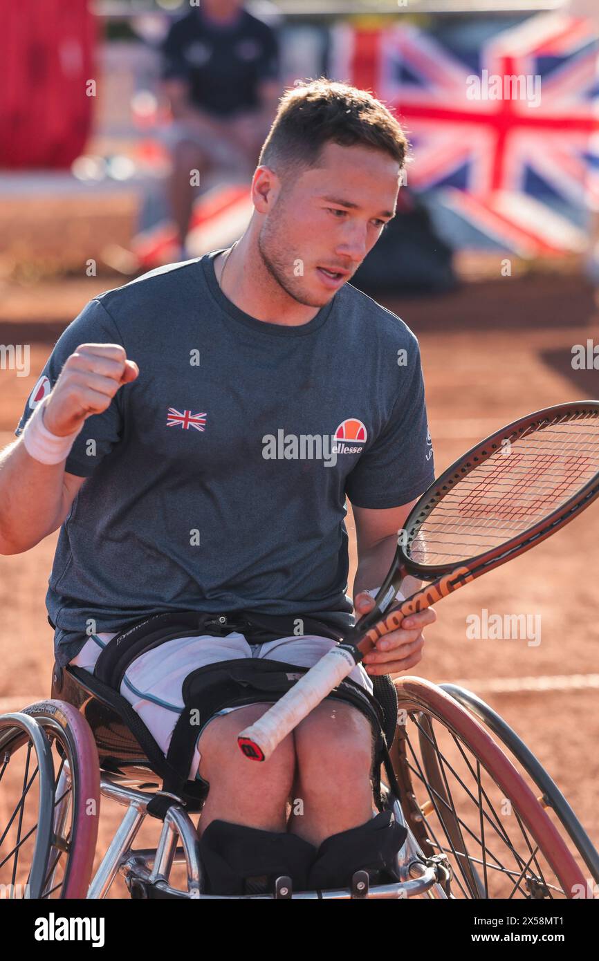 Antalya, Turkey, 8th May, 2024. Alfie Hewitt from Great Britain is in ...
