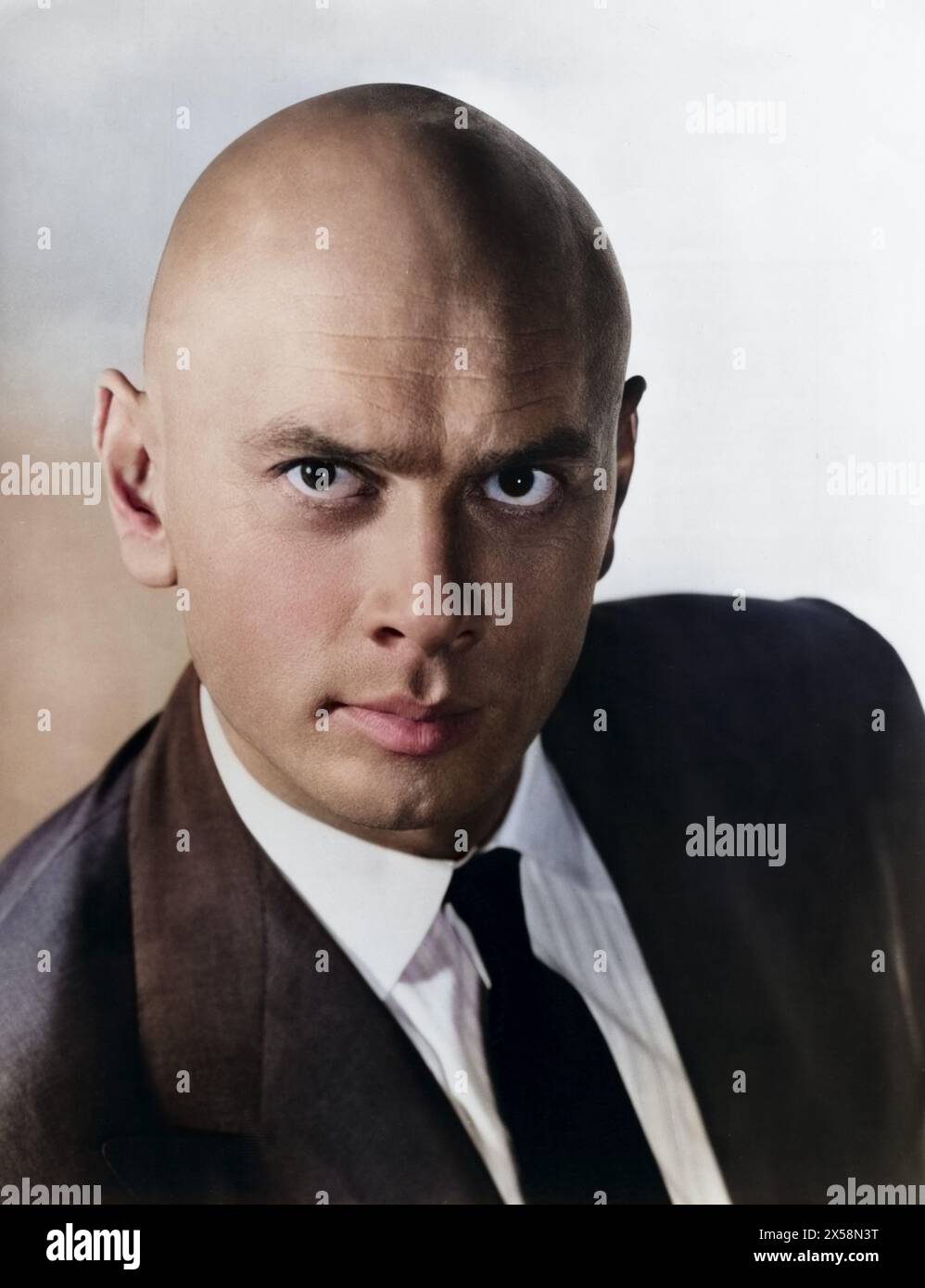 Brynner, Yul, 11.7.1920 - 10.10.1985, American actor, portrait, 1950s ...