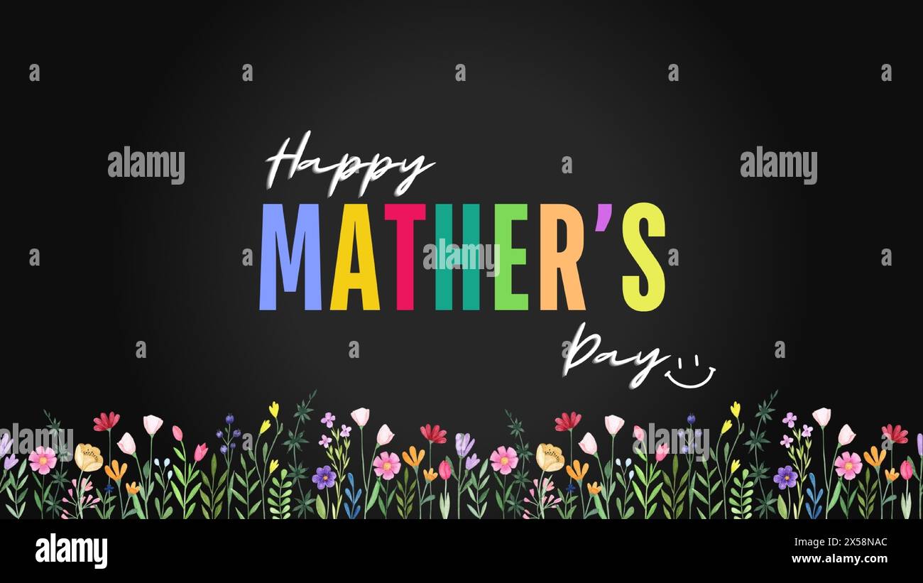 Super mother day black Stock Vector Images - Alamy