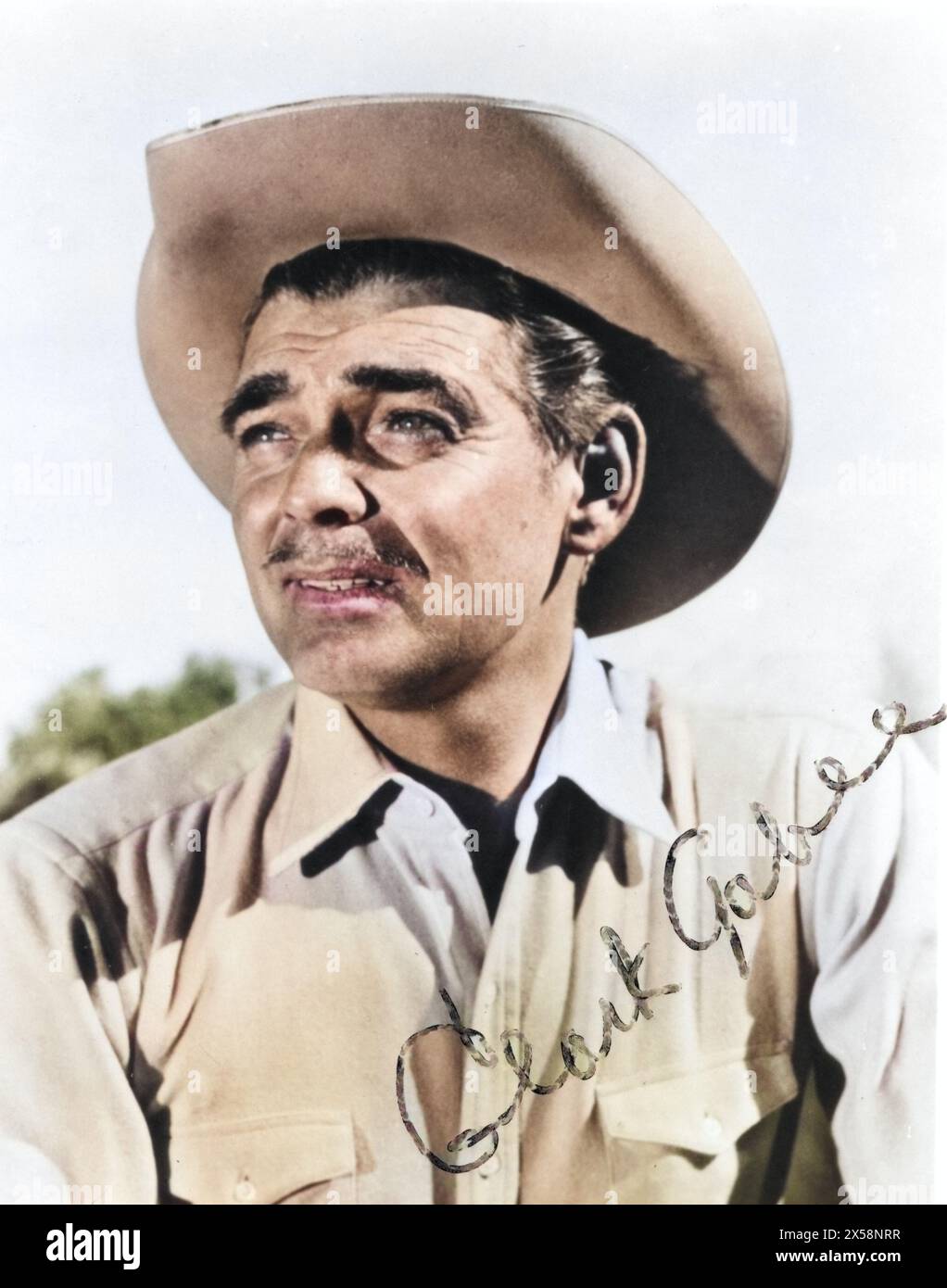 Gable, Clark, 1.2.1901 - 16.11.1960, American Actor, portrait with ...