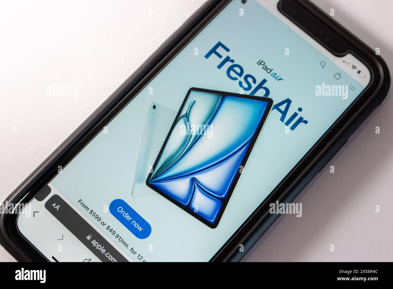 iPad Air website. The 2024 iPad Air models feature enhanced performance ...