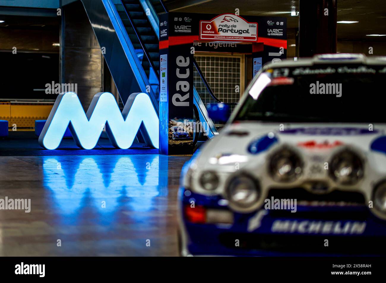 Atmosphere ambiance Service Park, during the Rally de, Portugal ...