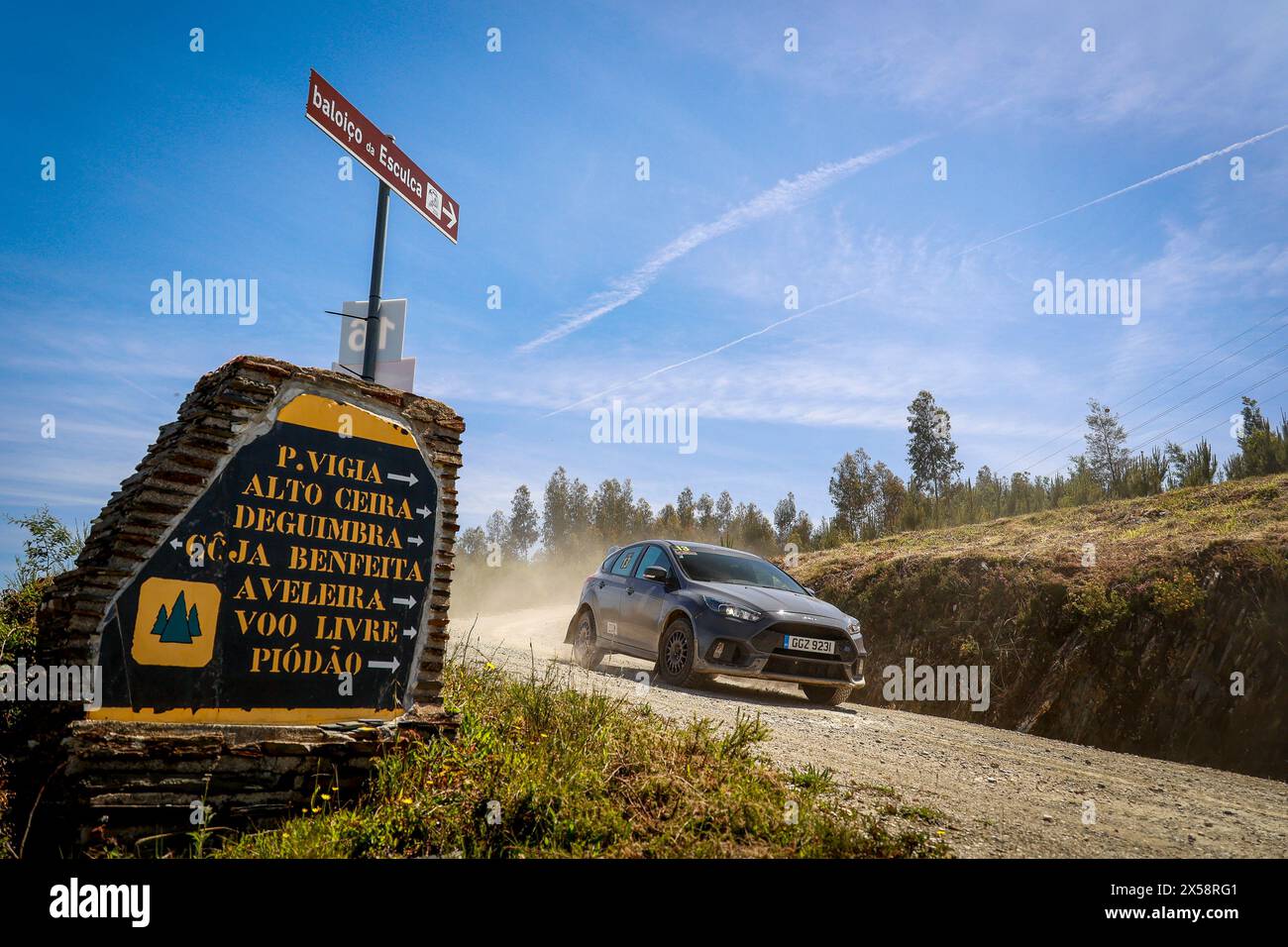 Atmosphere ambiance RECCE, pace notes, during the Rally de, Portugal ...