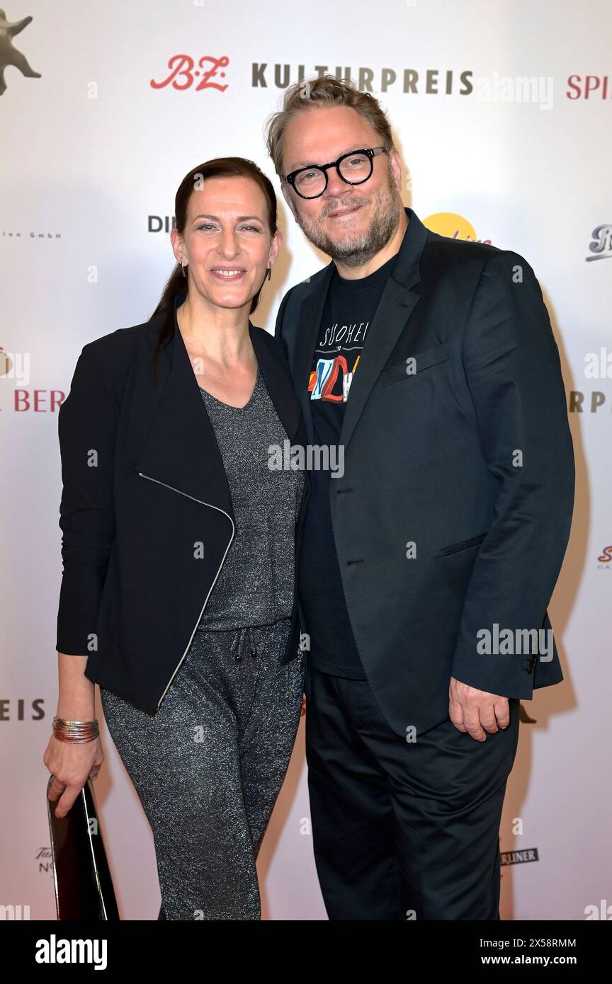 Ulrike Frank mit Ehemann Marc Schubring bei der Verleihung des 30. B.Z ...