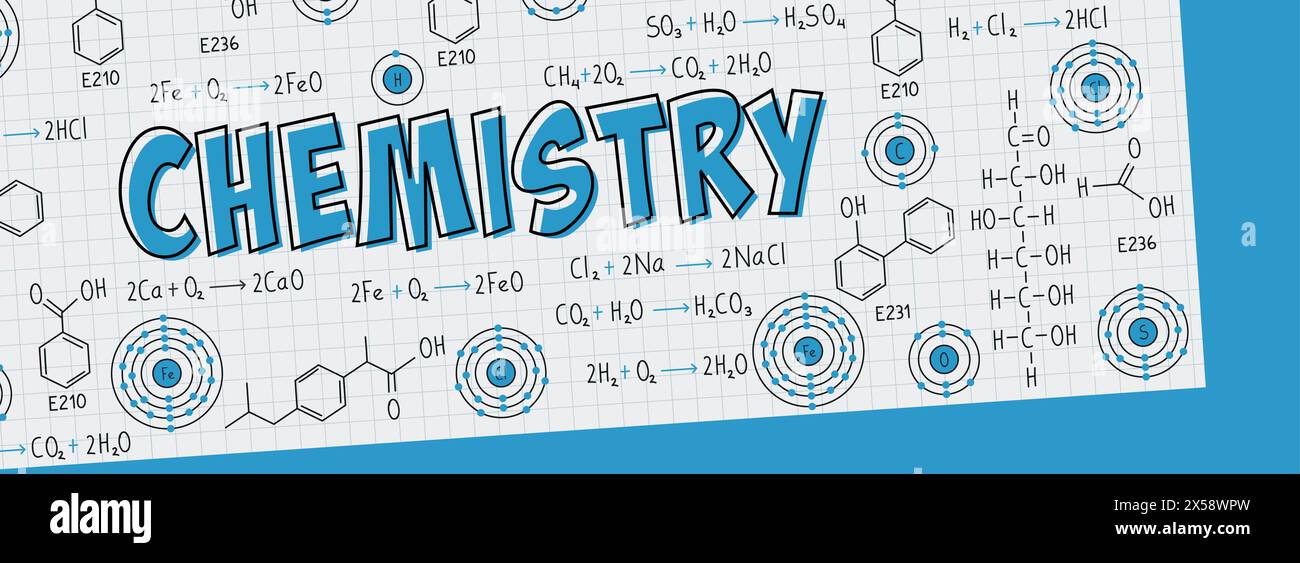 School and university notes on exercises, chemistry formulas and ...