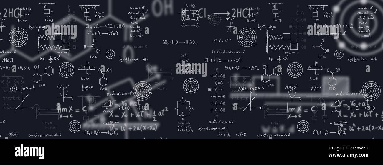 Calculus equations, algebra, organic chemistry, chemical reactions ...