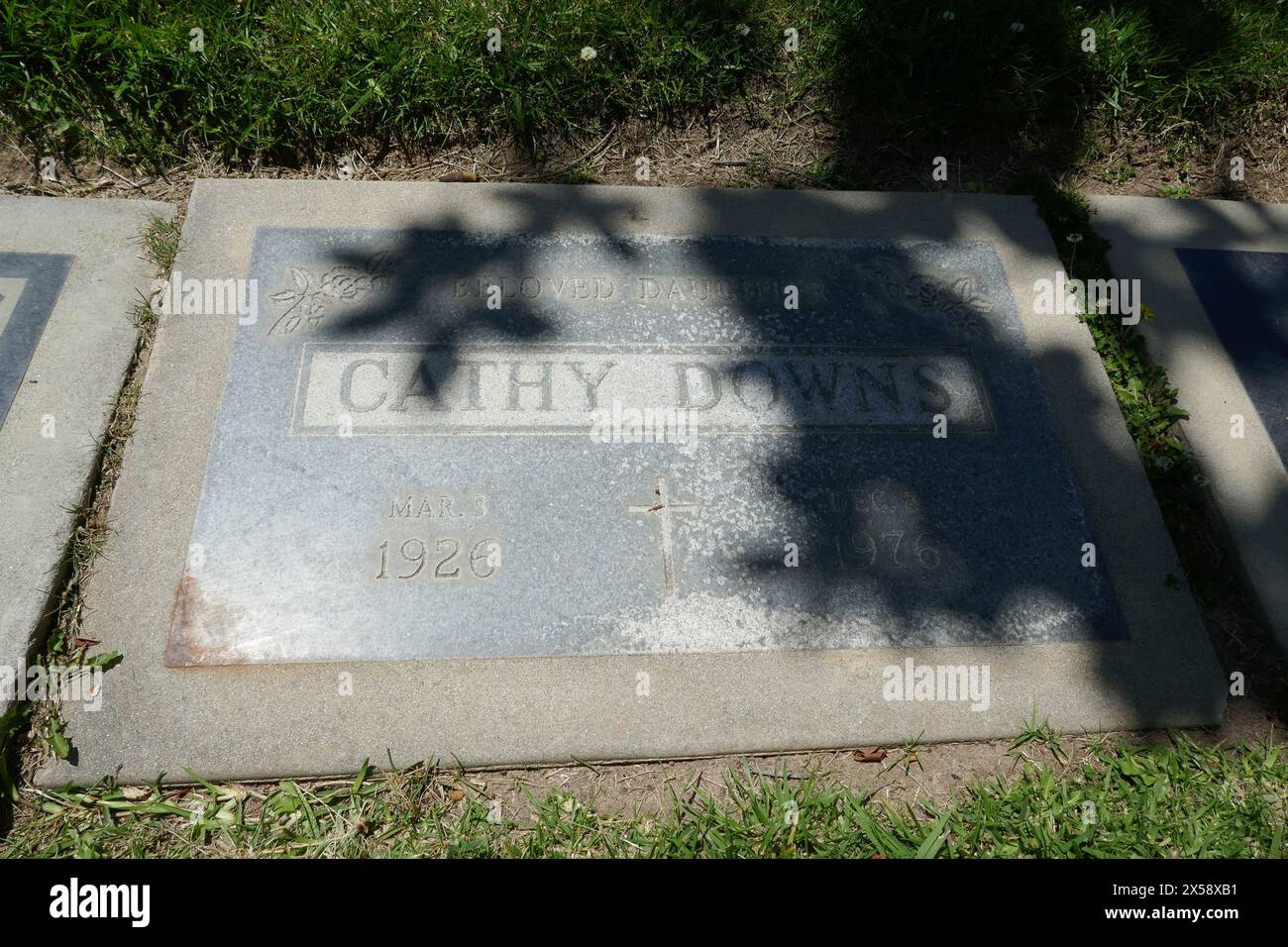 Santa Monica, California, USA 6th May 2024 Actress Cathy Downs Grave at ...