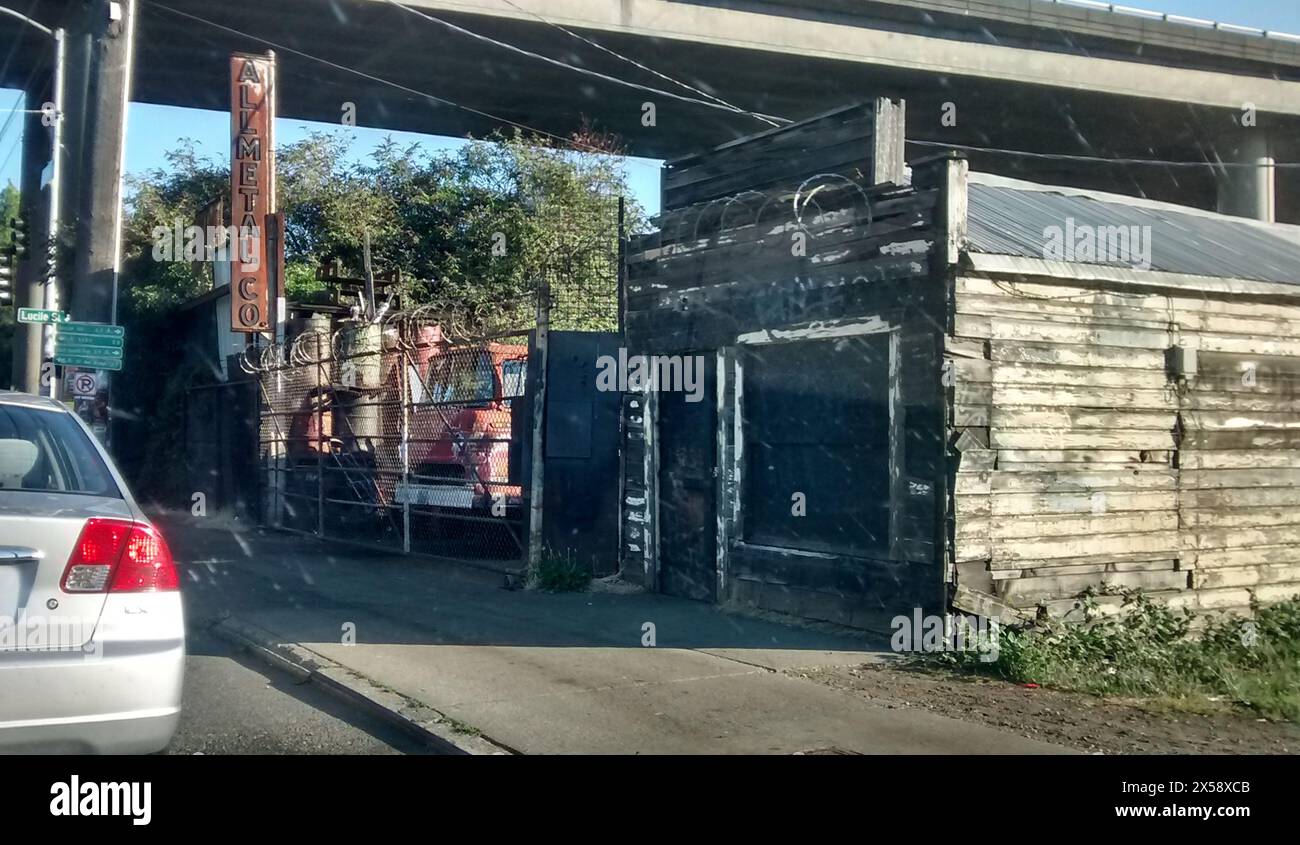 Afternoon scene from the Georgetown section of Seattle, Washington ...