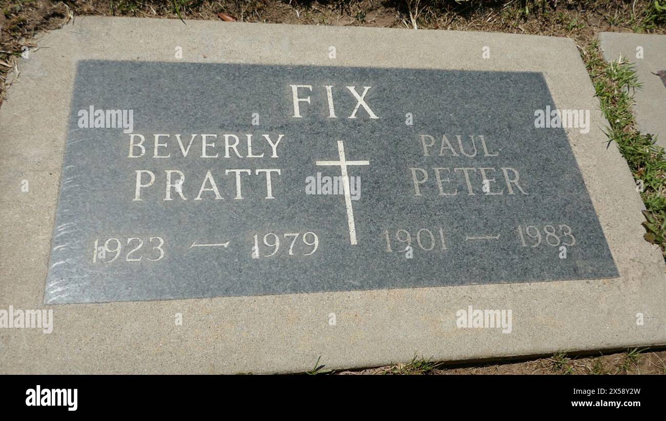 Santa Monica, California, USA 6th May 2024 Actor Paul Fix Grave and ...