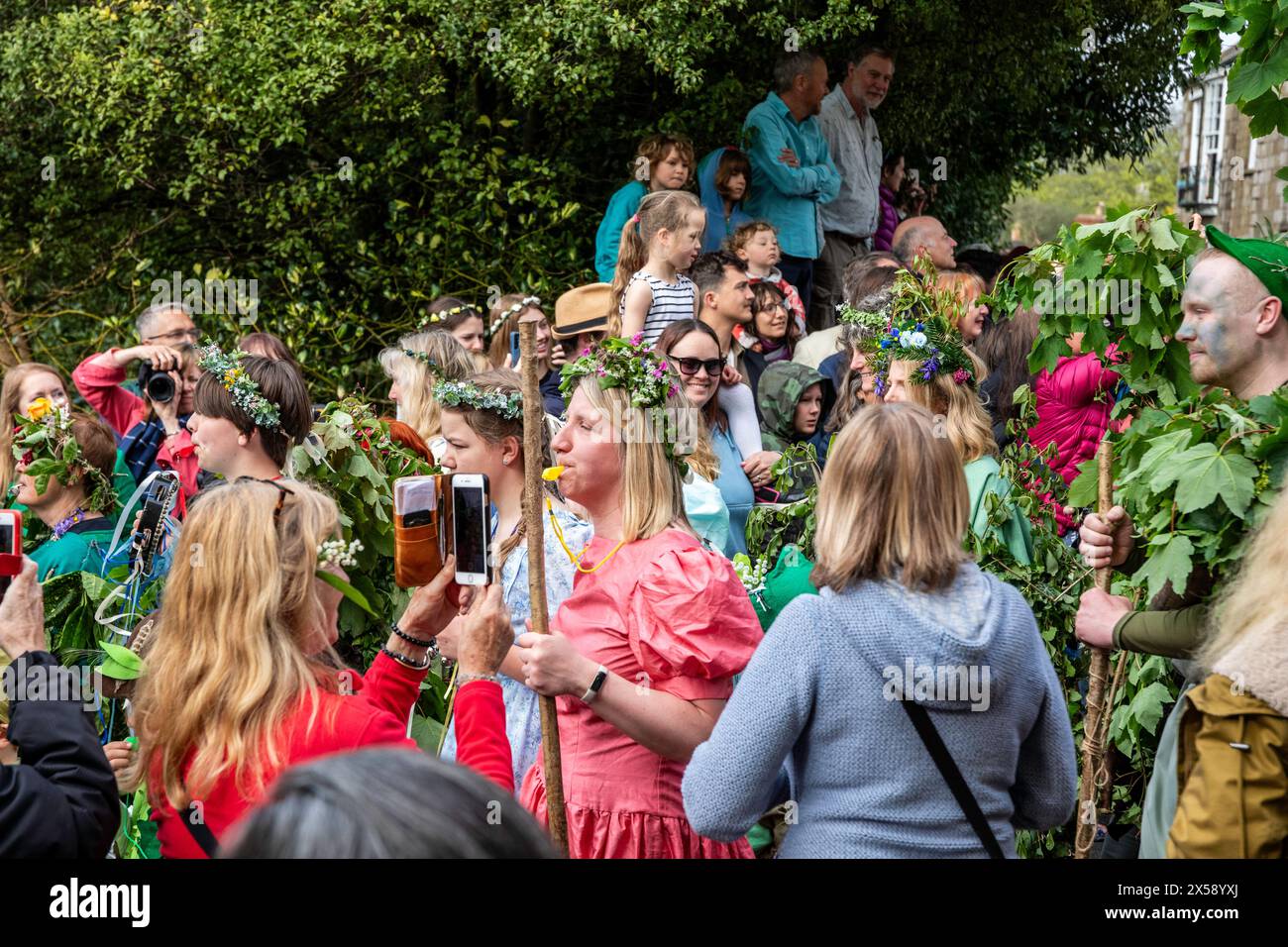 Helston, Cornwall,8th May 2024,Flora Day which is an ancient spring ...