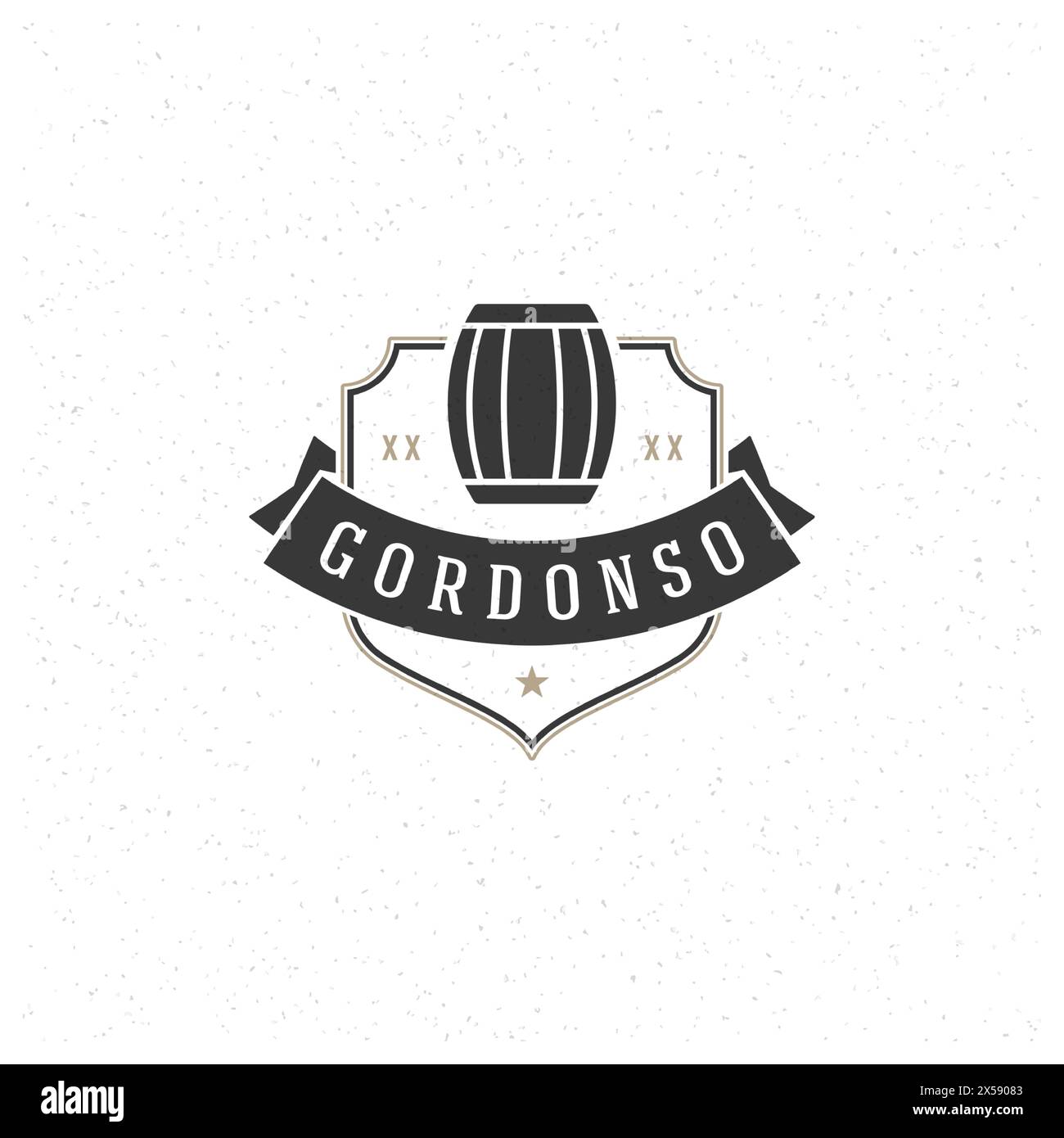 Beer Logotype Design Element in Vintage Style Badge Retro vector ...