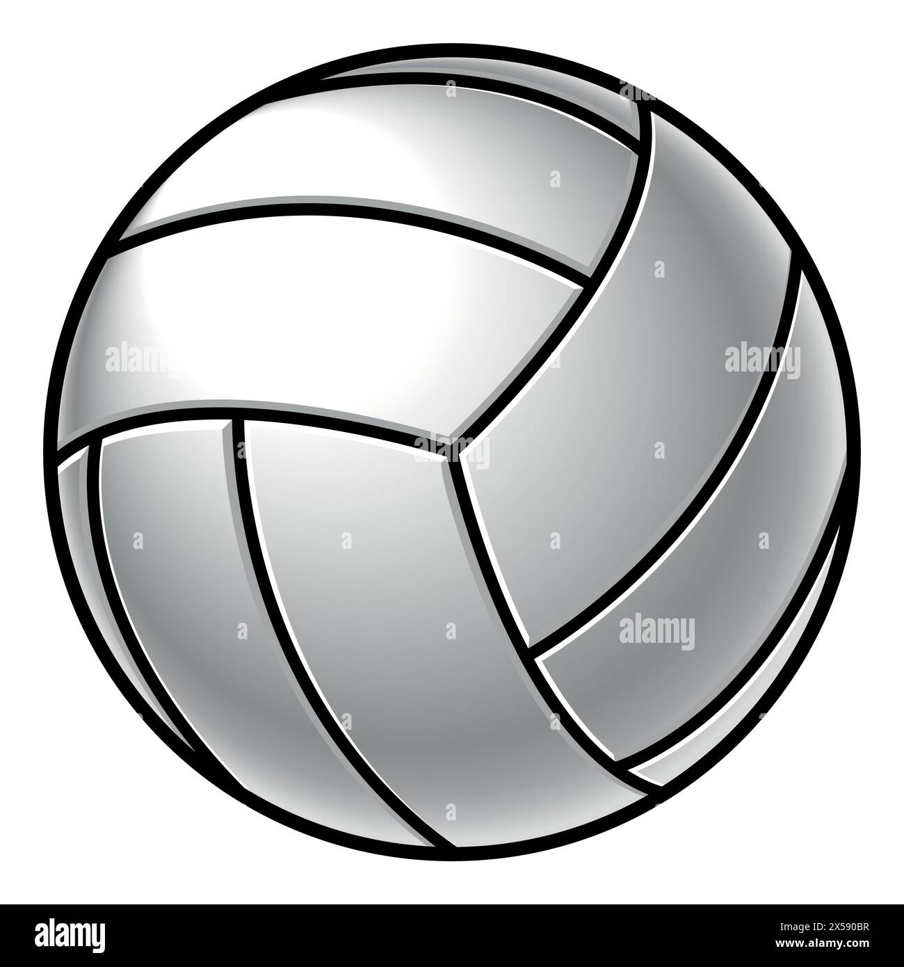 Volleyball Ball Silhouette