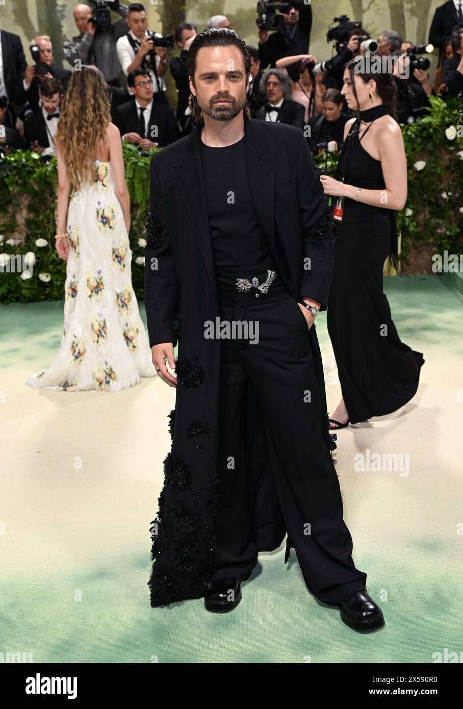 New York, USA. May 6th, 2024. Sebastian Stan arriving at The Met Gala ...