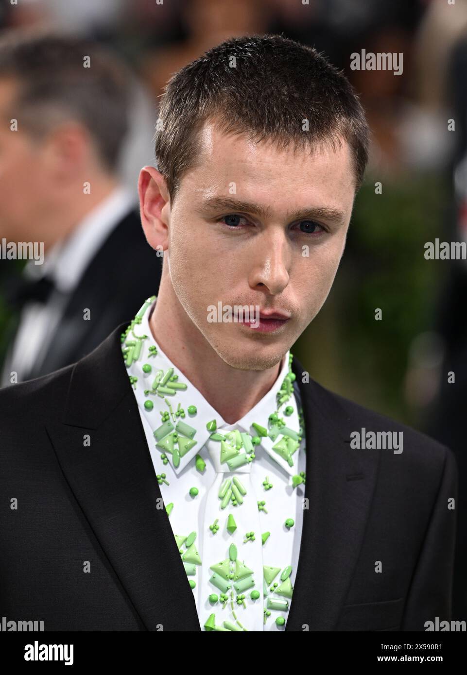 New York Usa May 6th 2024 Harris Dickinson Arriving At The Met Gala Sleeping Beauties