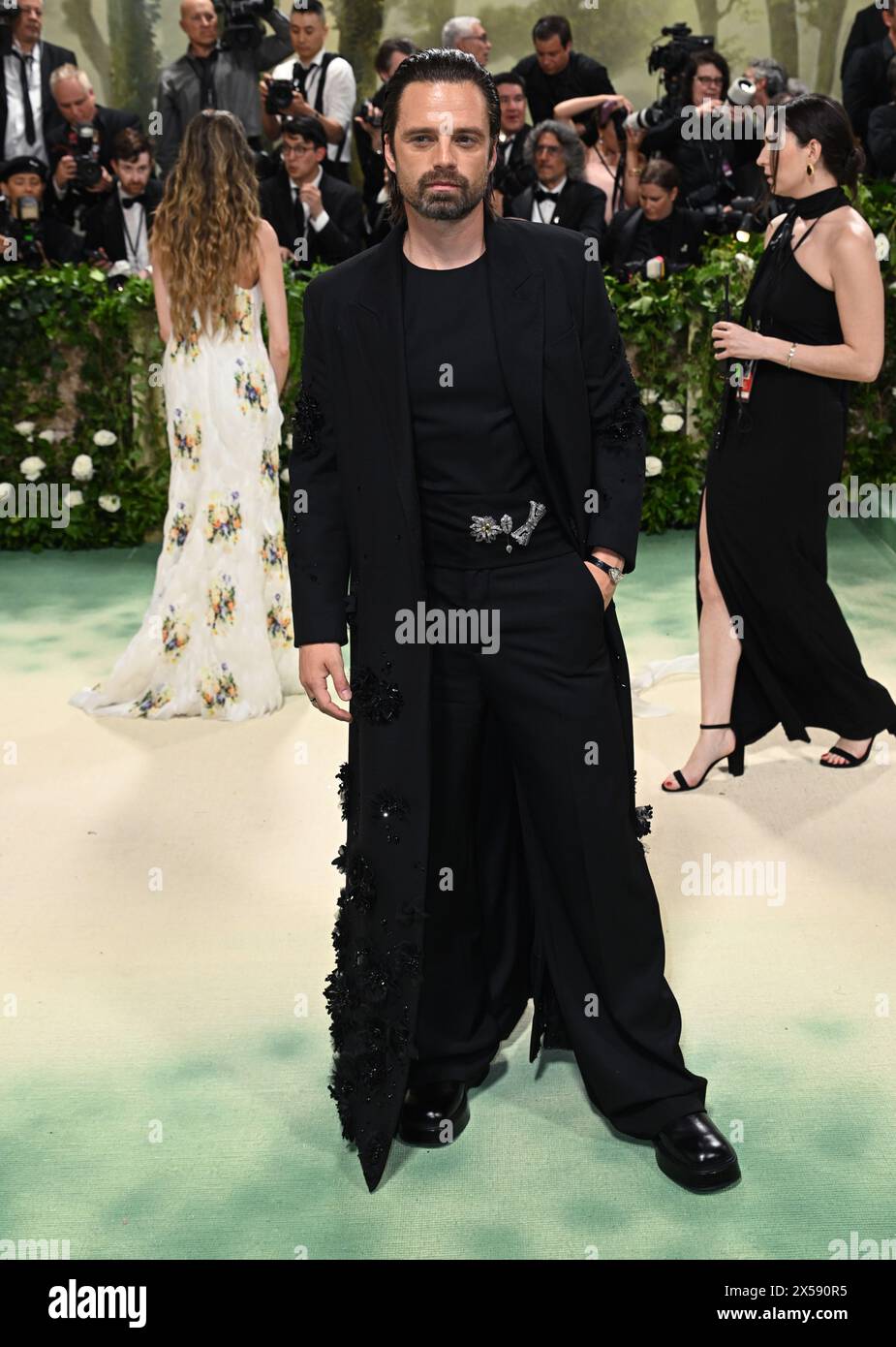 New York, USA. May 6th, 2024. Sebastian Stan arriving at The Met Gala ...